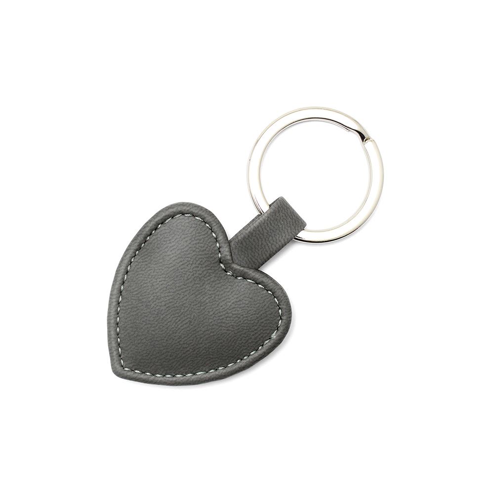 Heart Shaped Key Fob in Soft Touch Vegan Torino PU. | Juniper