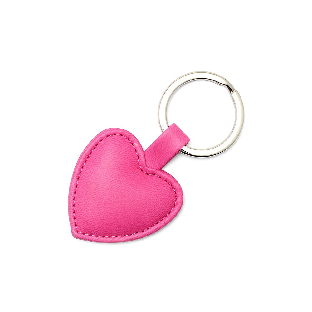 Heart Shaped Key Fob in Soft Touch Vegan Torino PU. | Juniper