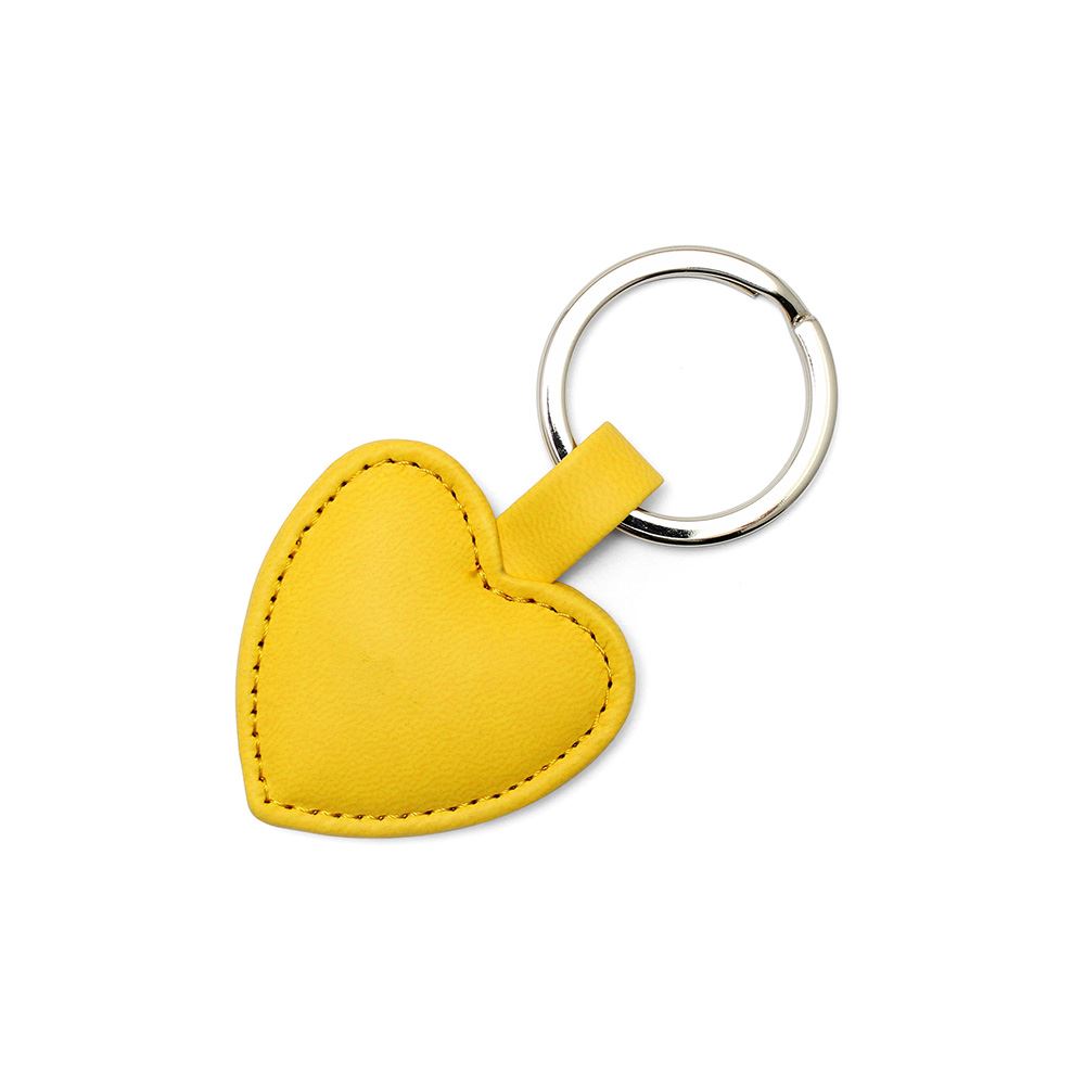 Heart Shaped Key Fob in Soft Touch Vegan Torino PU. | Juniper