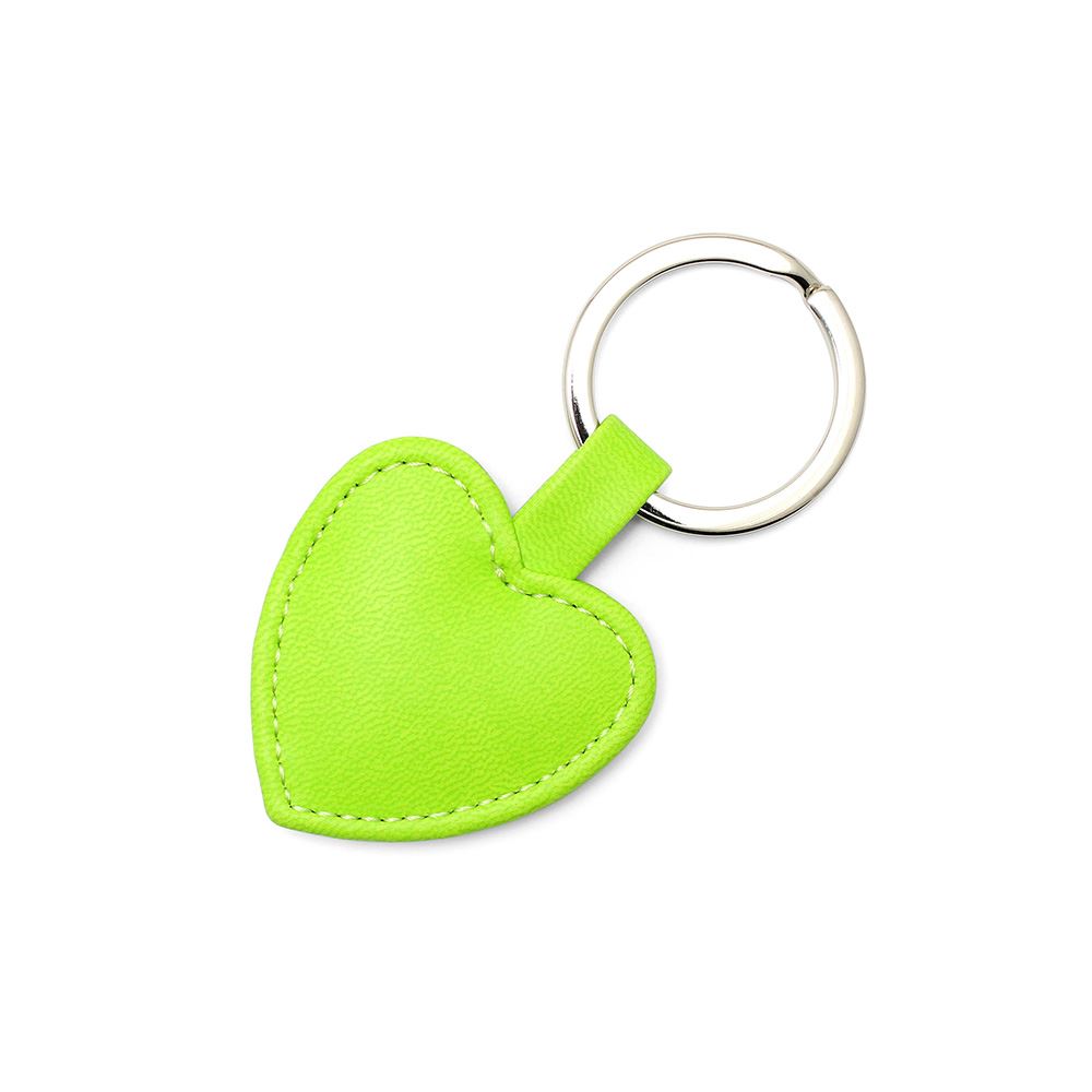 Heart Shaped Key Fob in Soft Touch Vegan Torino PU. | Juniper