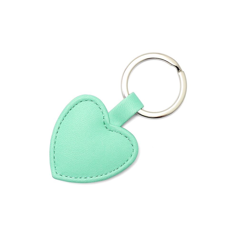 Heart Shaped Key Fob in Soft Touch Vegan Torino PU. | Juniper