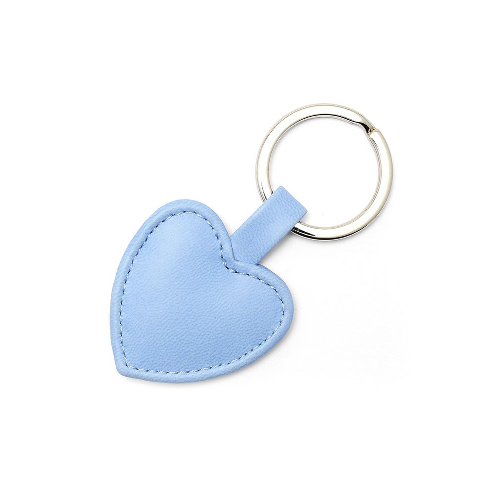 Heart Shaped Key Fob in Soft Touch Vegan Torino PU. | Juniper