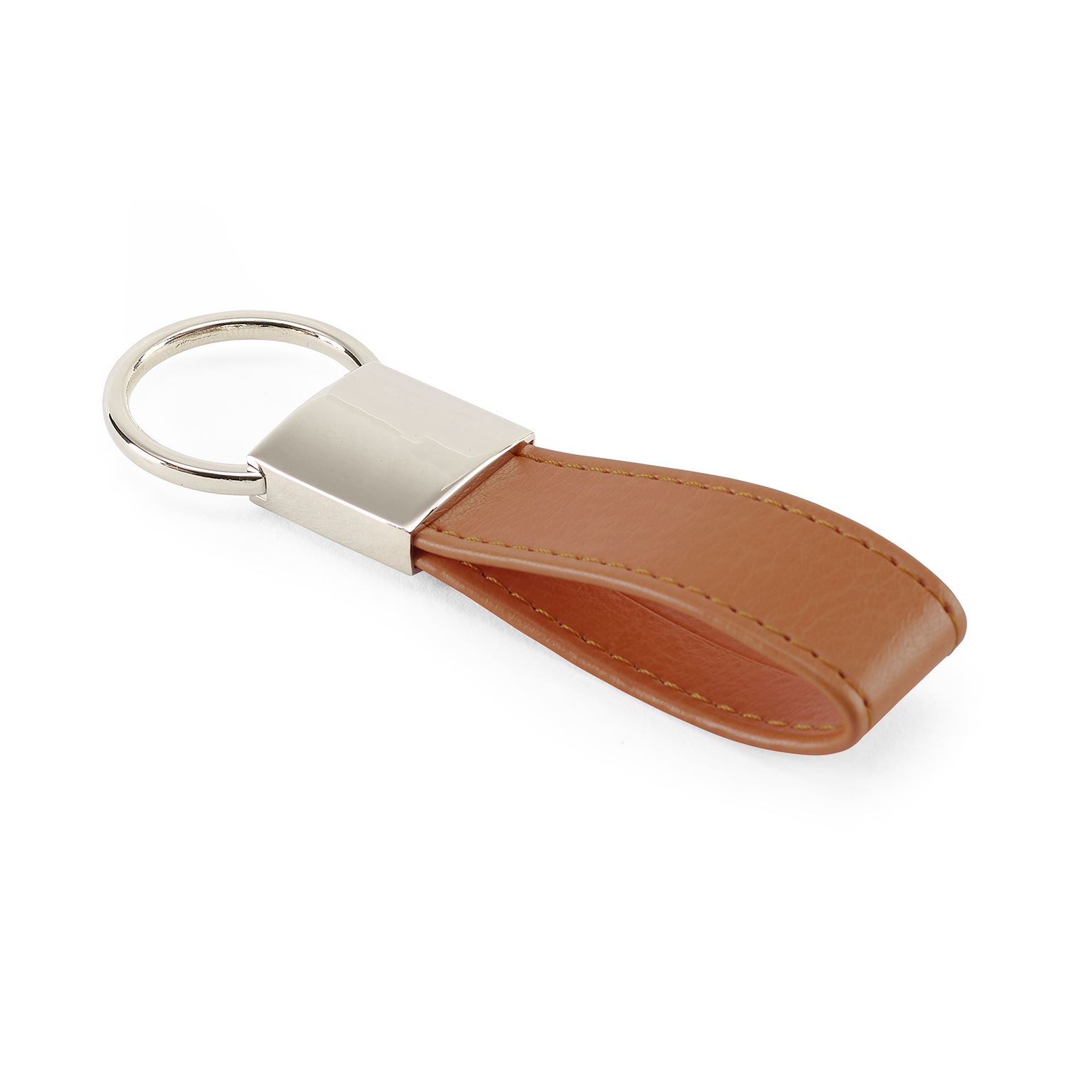 Deluxe Mini Loop Key Fob in Belluno, a vegan coloured leatherette with ...