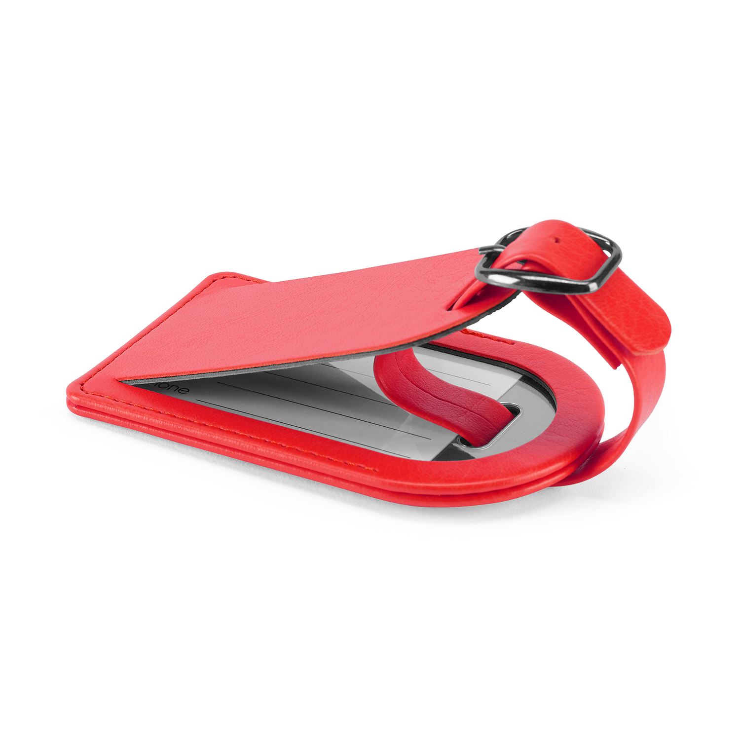Small Luggage Tag with Security Flap, in Belluno, a vegan coloured ...