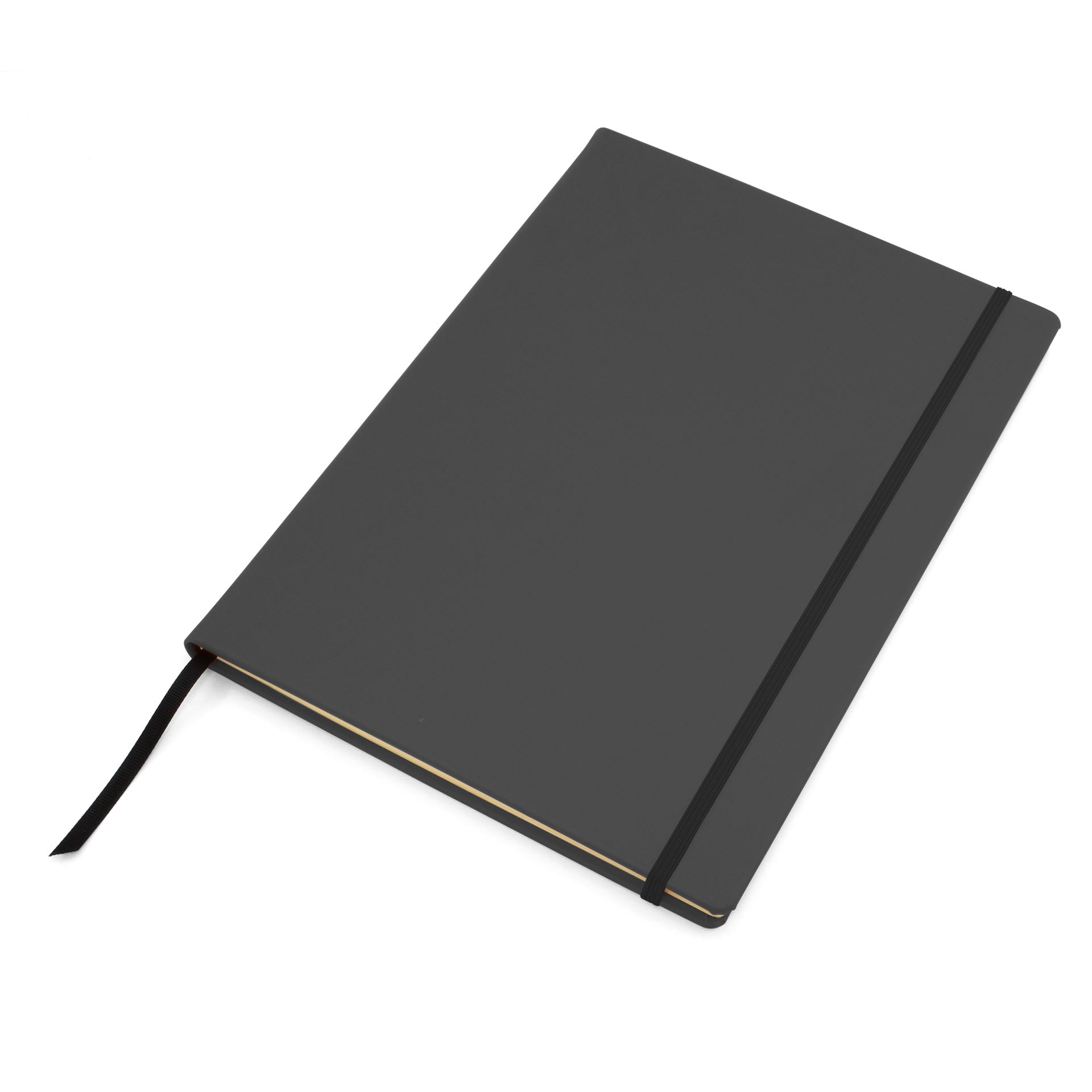 Torino Vegan Soft Touch A4 Casebound Notebook with Elastic Strap | Juniper