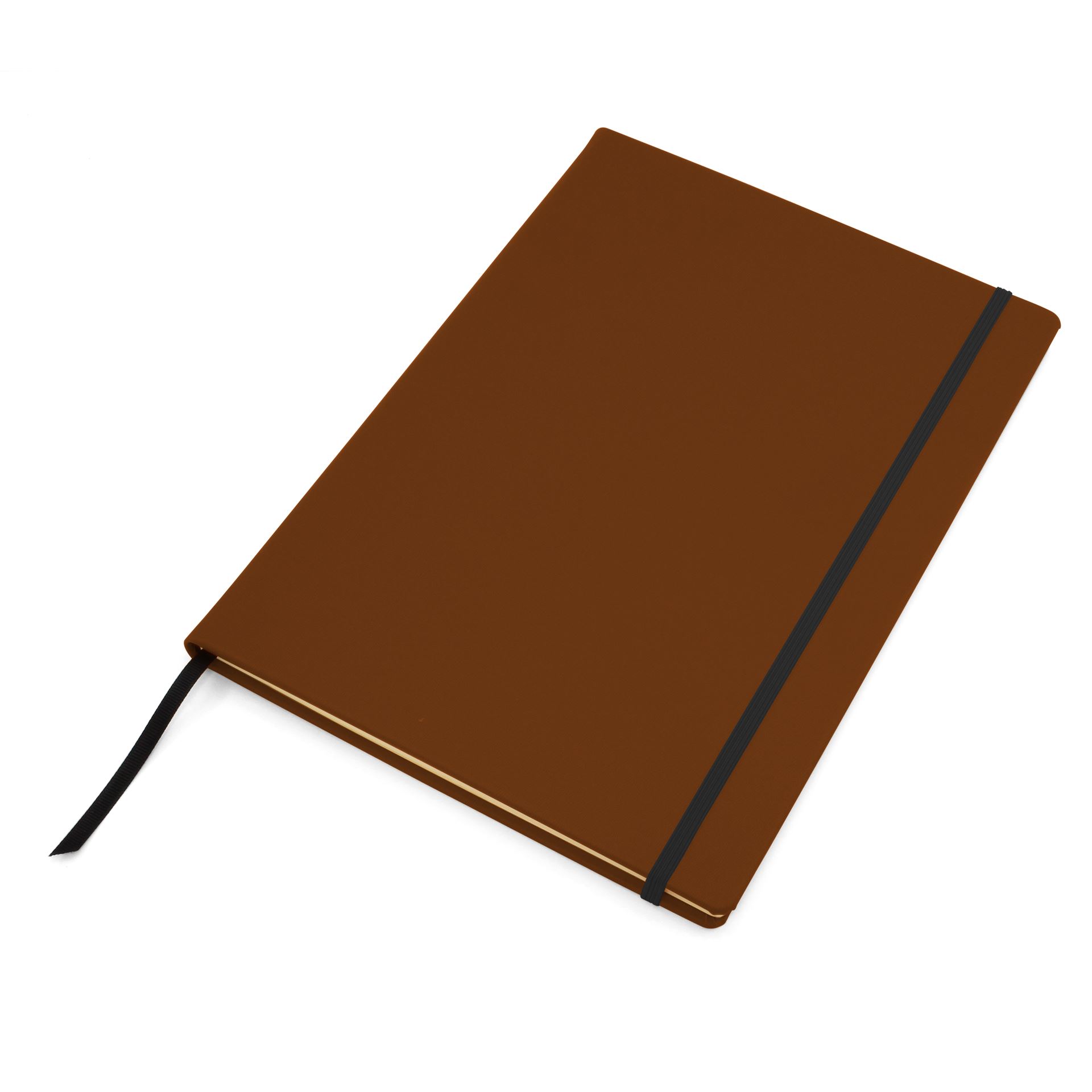 Torino Vegan Soft Touch A4 Casebound Notebook with Elastic Strap | Juniper