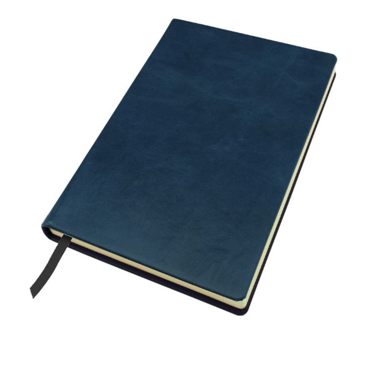 Coloured Kensington Distressed Leather A5 Casebound Notebook | Juniper