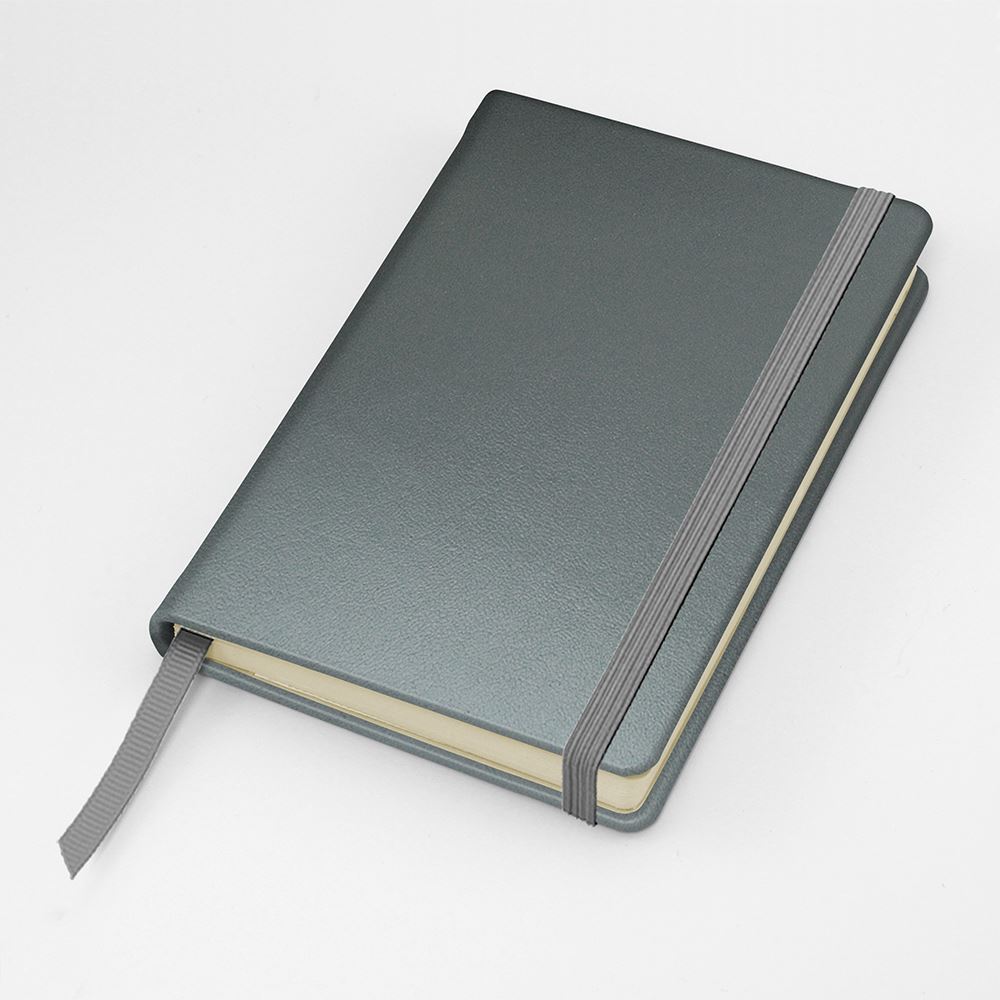Hampton Leather Pocket Casebound Notebook with Elastic Strap, made in ...
