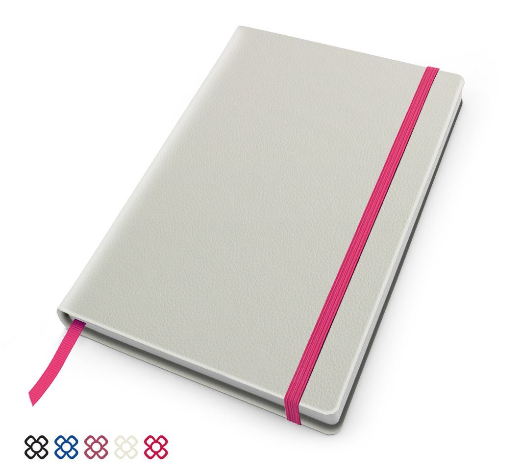 A5 Casebound Notebook choose from 8 colours in vegan Recycled Como ...