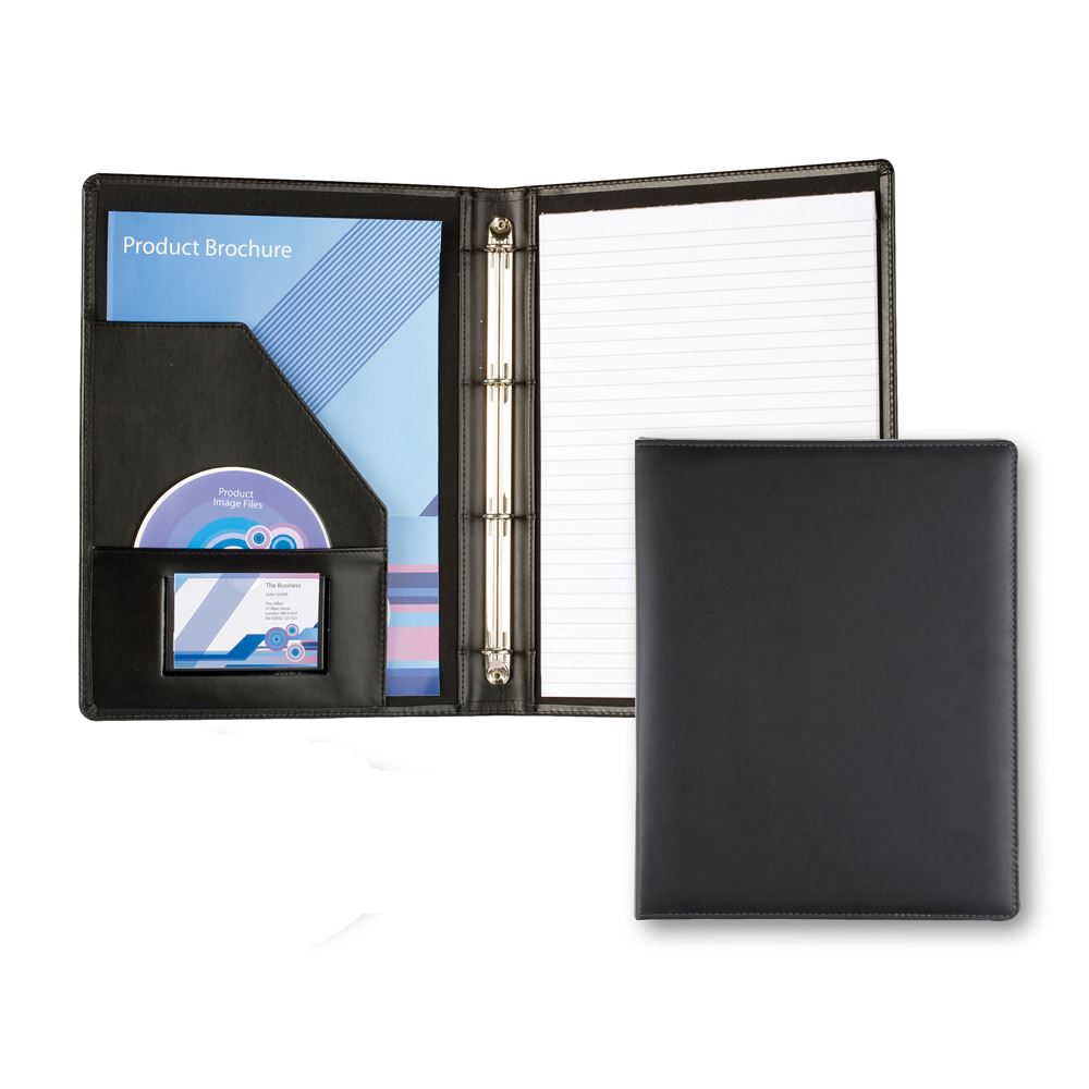 A4 Slim Ring Binder in Soft Touch Vegan Torino PU. | Juniper