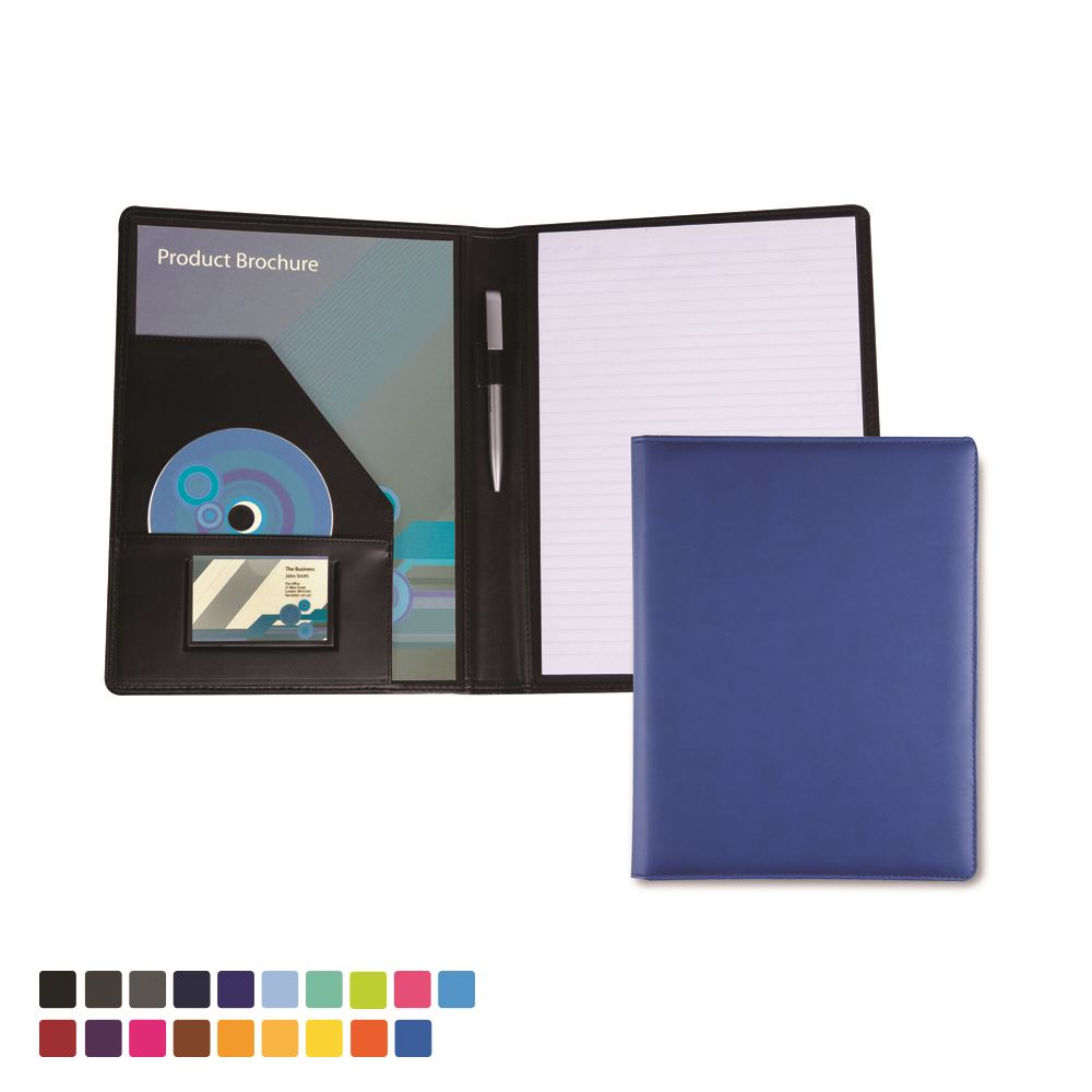 A4 Conference Folder in Soft Touch Vegan Torino PU. | Juniper