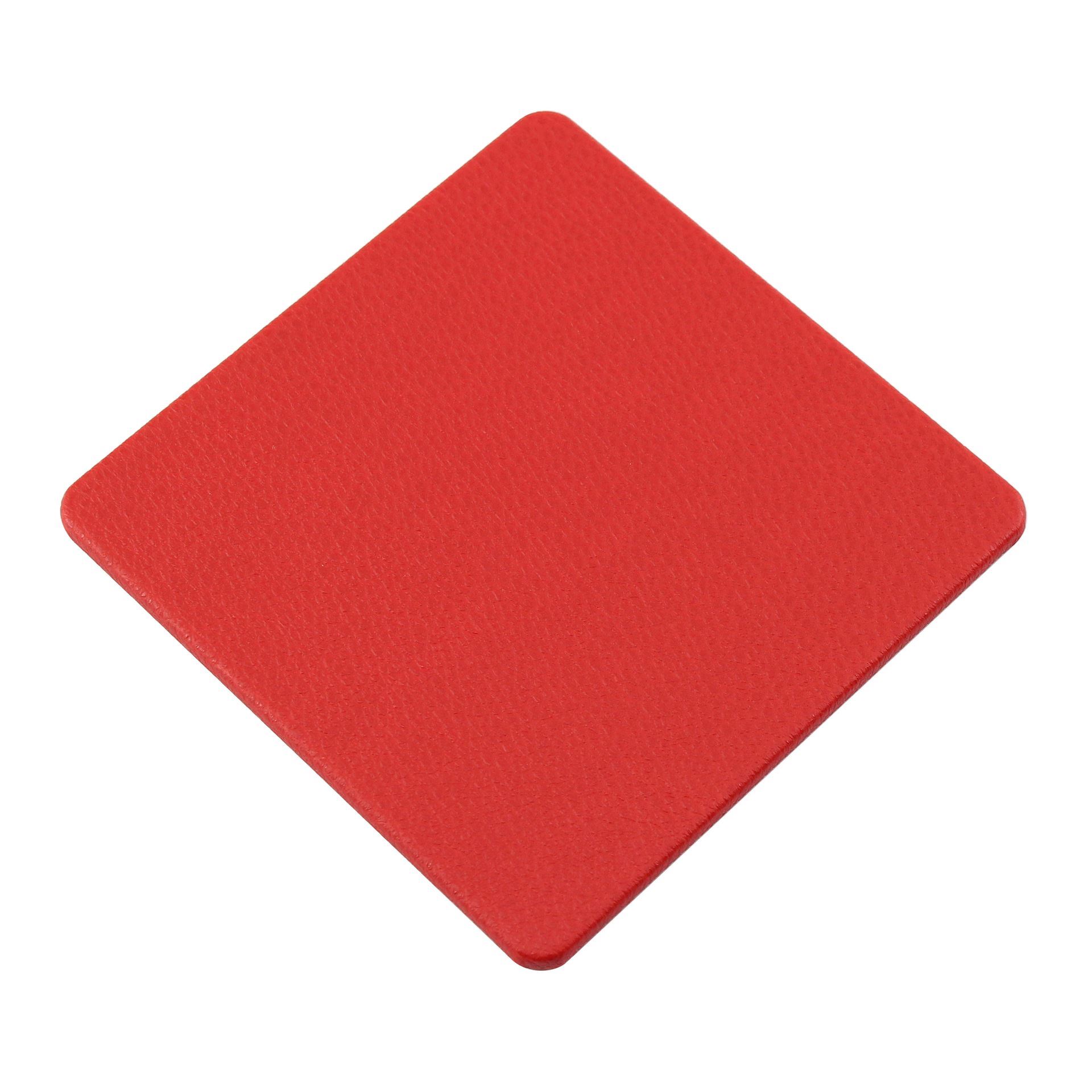 Deluxe Square Coaster in recycled Como, a quality vegan PU. | Juniper