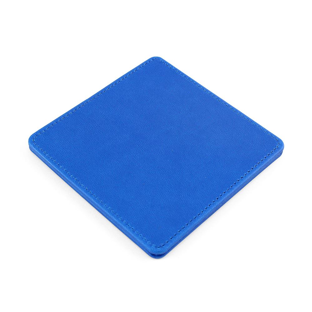 Deluxe Square Coaster in Soft Touch Vegan Torino PU. | Juniper