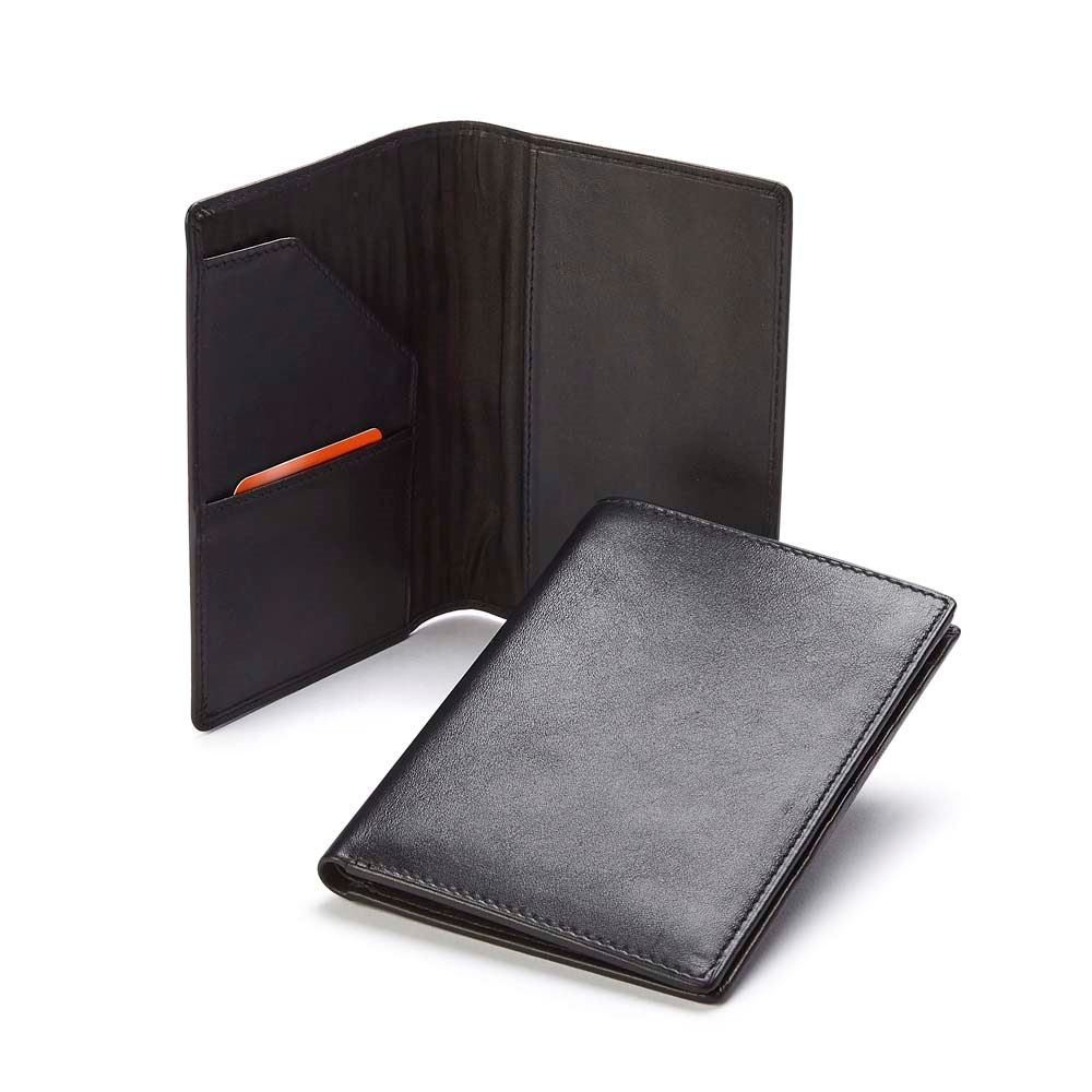 Sandringham Nappa Leather Passport Wallet | Juniper