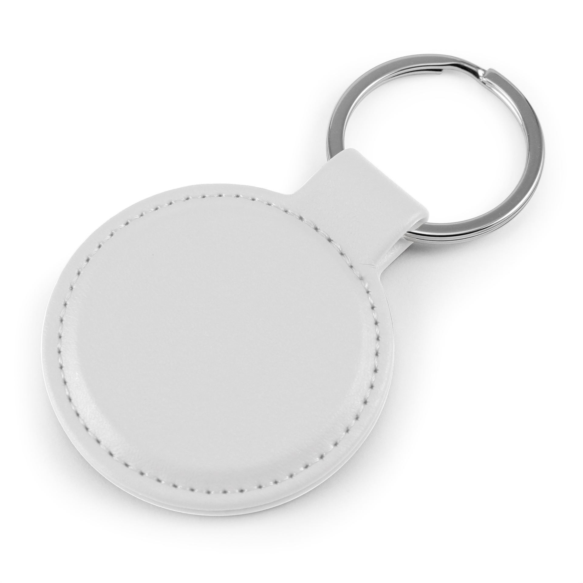 Round Key Fob made from Porto material | Juniper