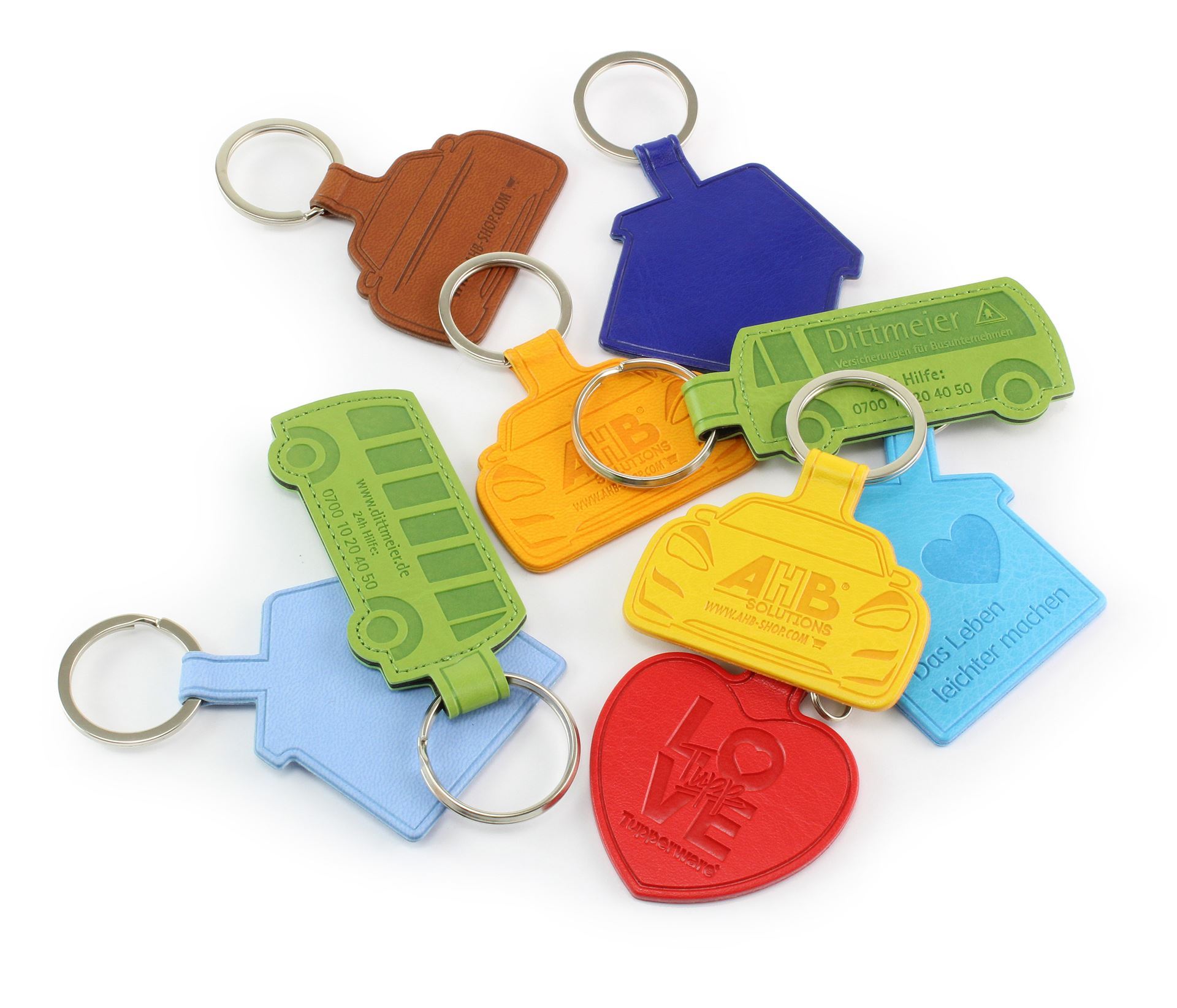 Porto Bespoke Shape Key Fob | Juniper