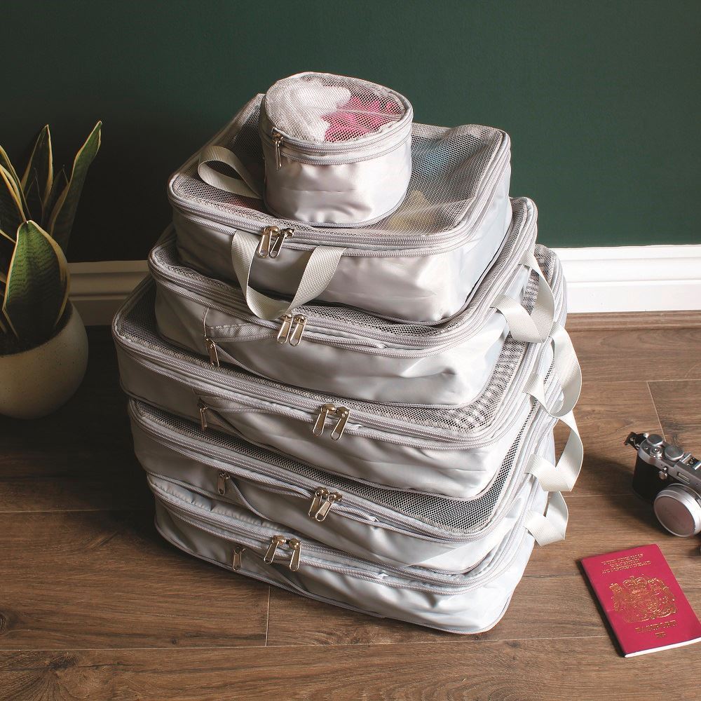 Compression Packing Cubes Set of 6 in Recycled rPET | Juniper